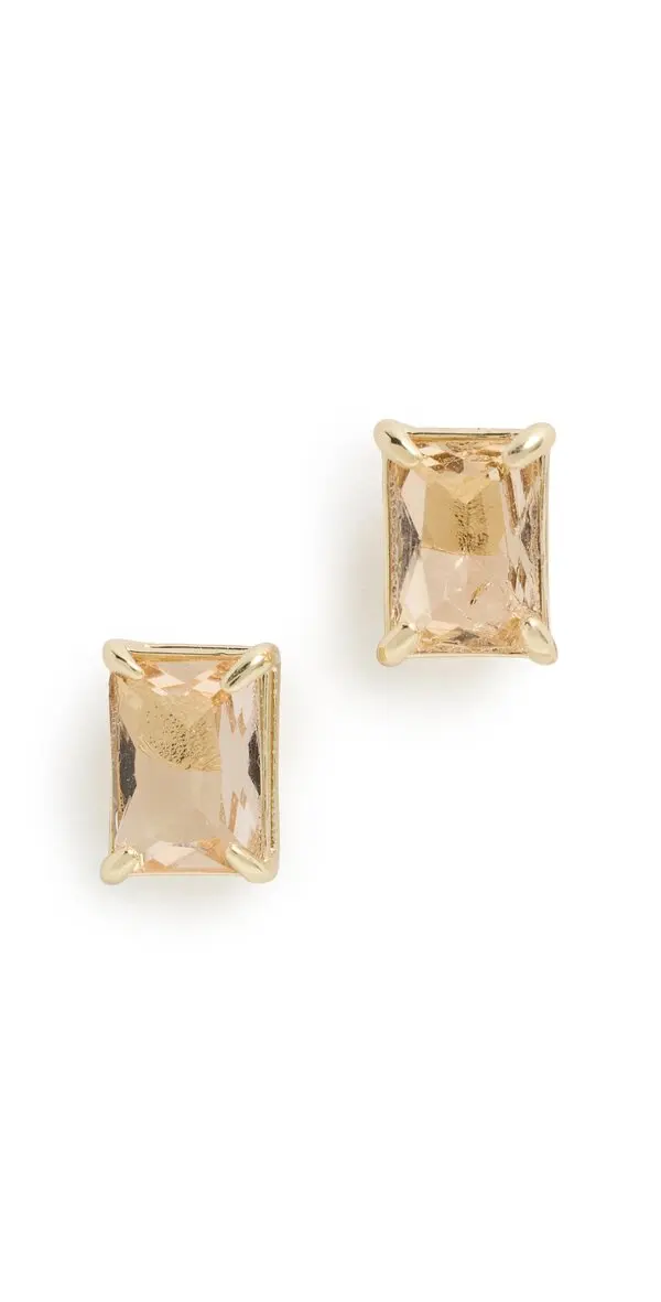 Clare V. Bijoux Stud Earrings - Citrine