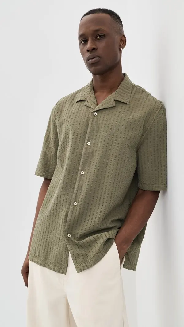 Officine Générale Eren Seersucker Shirt