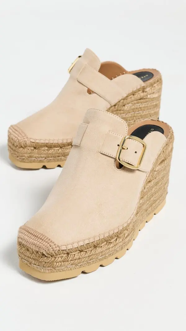 Stella McCartney Gaia Alter Suede Clogs