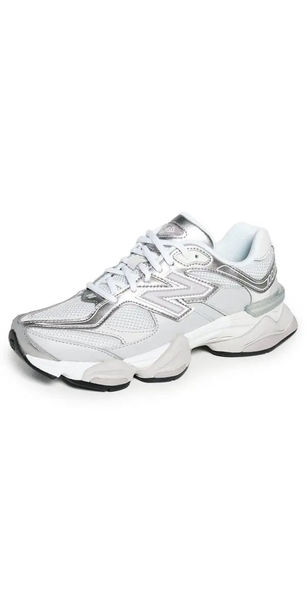 NEW BALANCE 9060 Lace-up Sneakers - Grey/grey