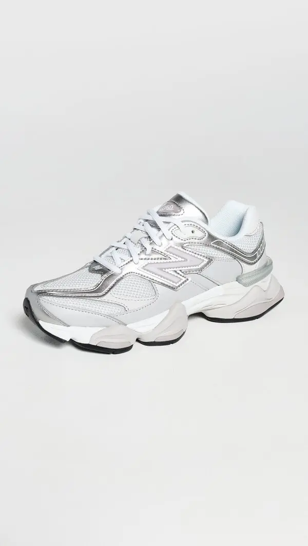 NEW BALANCE 9060 Lace-up Sneakers - Grey/grey