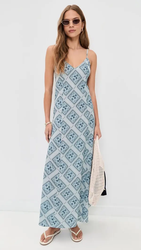 Playa Lucila Printed Cotton Maxi Dress