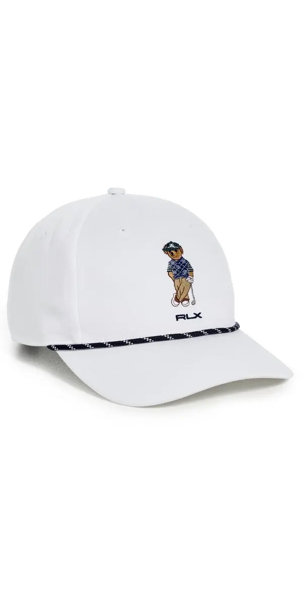 Rlx Ralph Lauren Seasonal Bear Rope Cap - White