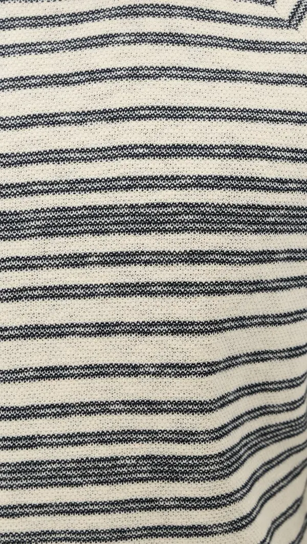 Billy Reid Raglan Stripe Crew Sweater