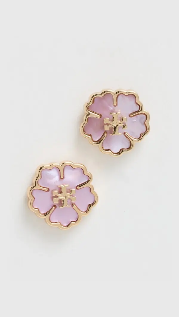 Tory Burch Flower Stud Earrings