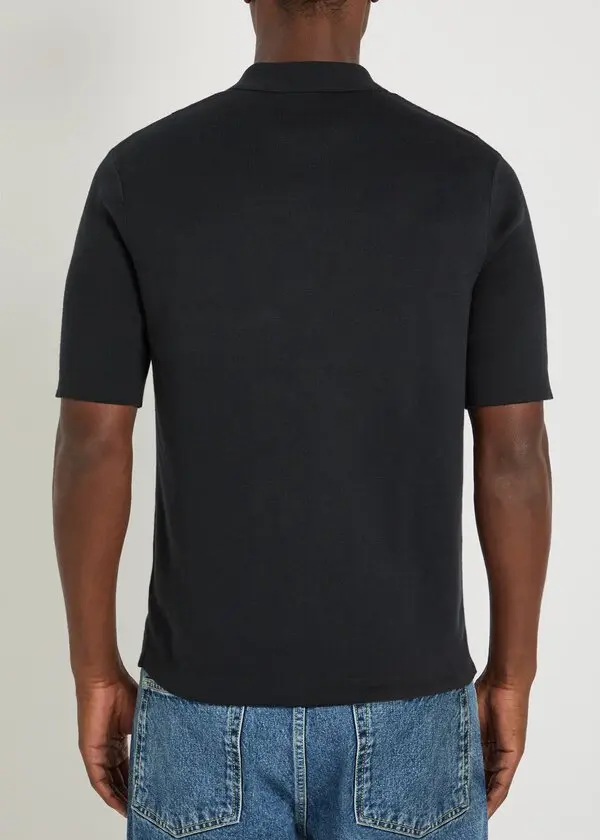 Fred Perry Logo-embroidered Fine-knit Cotton Shirt