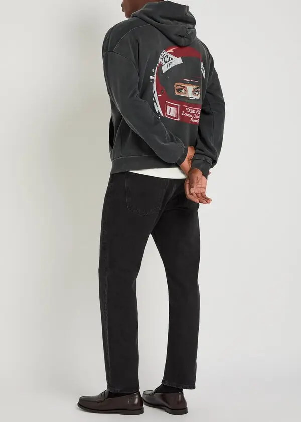 DUKE + DEXTER Printed Cotton Sweatshirt