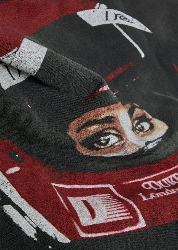 DUKE + DEXTER Printed Cotton Sweatshirt