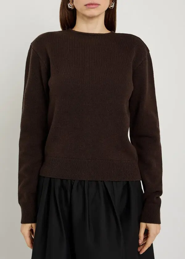 LEMAIRE Reversible Wool And Cashmere-blend Jumper