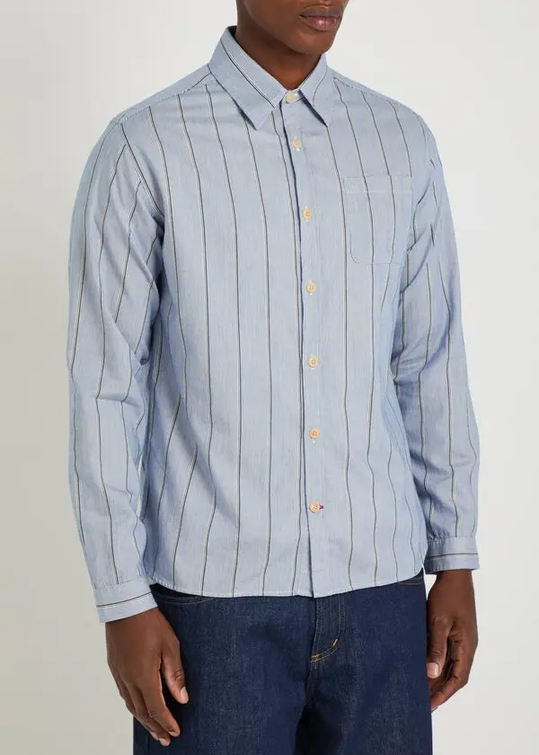 Oliver Peoples New York Special Striped Cotton Shirt