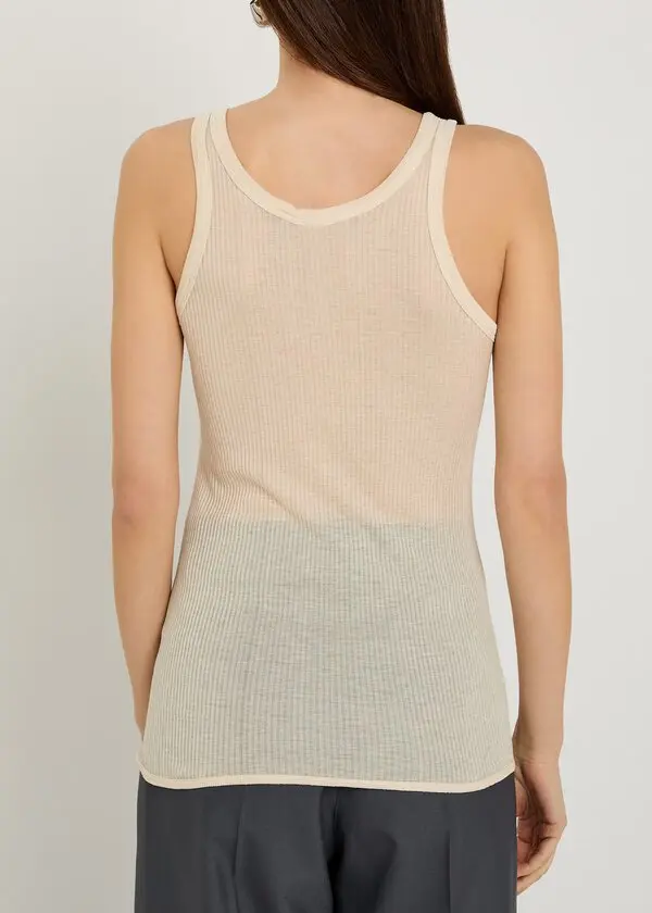 LEMAIRE Ribbed Fine-knit Top