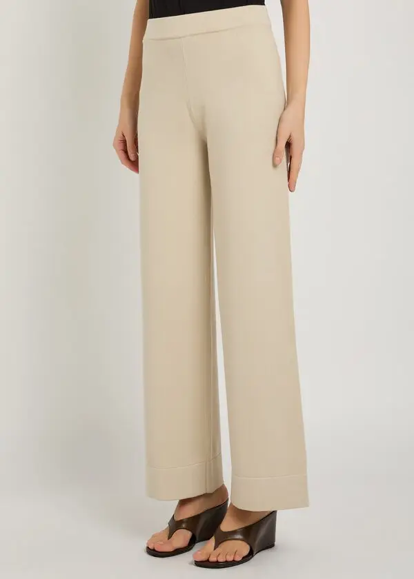 Max Mara Straight-leg Fine-knit Trousers