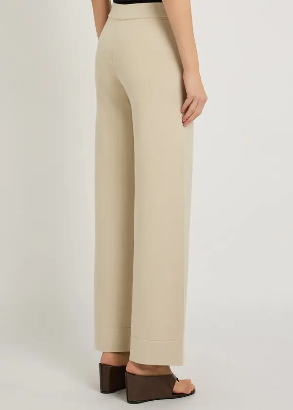 Max Mara Straight-leg Fine-knit Trousers