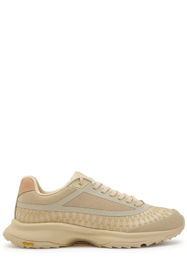 NOW YOU LIVE Hybrid Panelled Mesh Sneakers - Cream