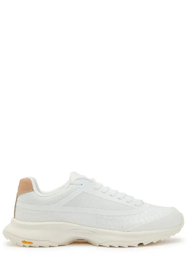 NOW YOU LIVE Hybrid Panelled Mesh Sneakers - White