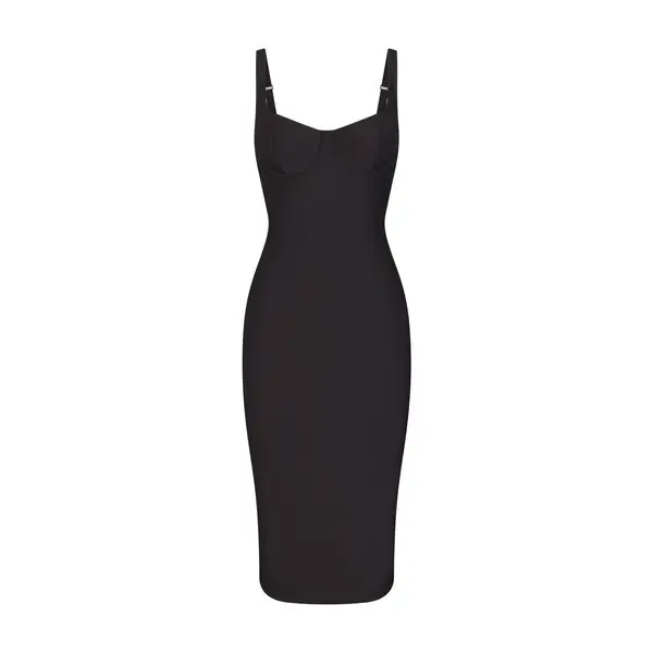 SKIMS Body Midi Dress - Onyx