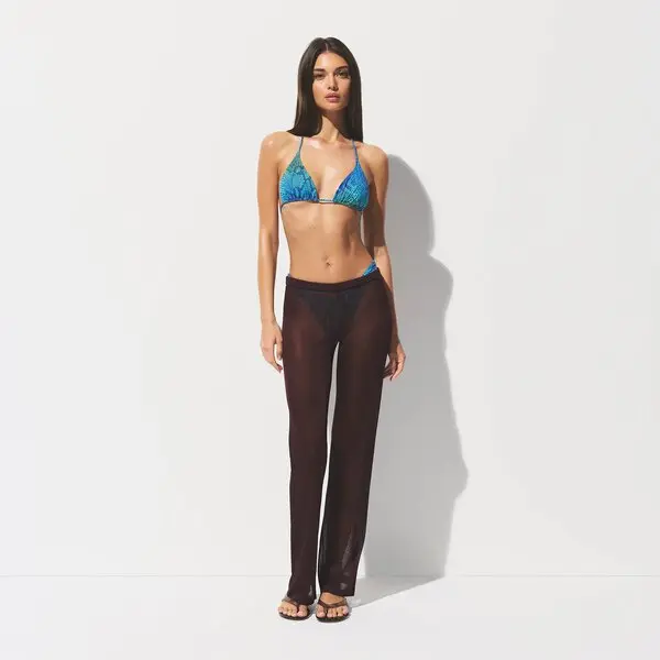 SKIMS Slinky Knit Low Rise Pants - Currant
