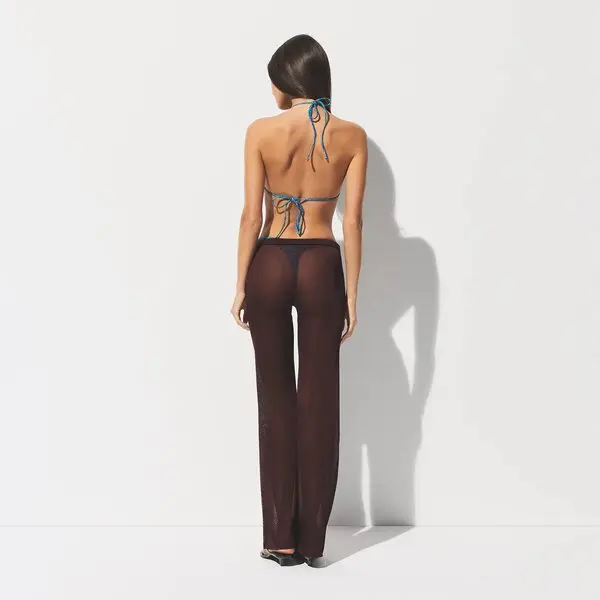 SKIMS Slinky Knit Low Rise Pants - Currant
