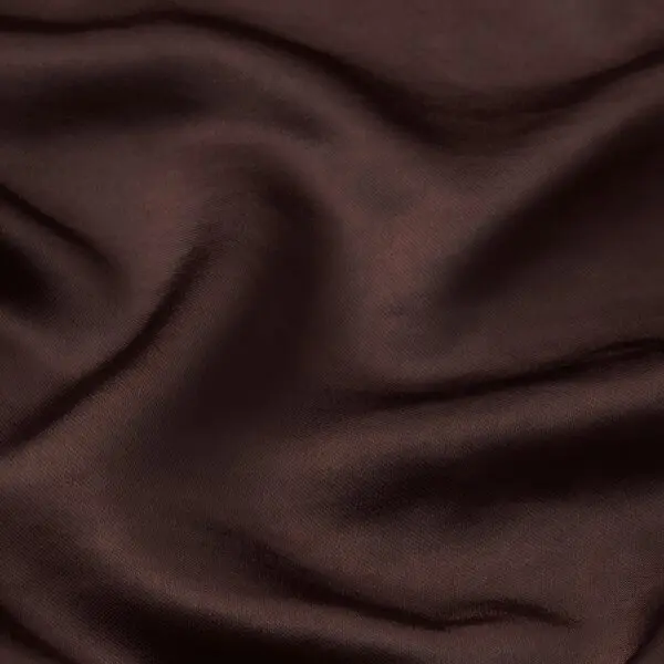 SKIMS Oversized Lightweight Satin Shirt - Espresso