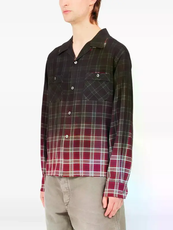 MAISON MARGIELA Ombre Plaid Shirt