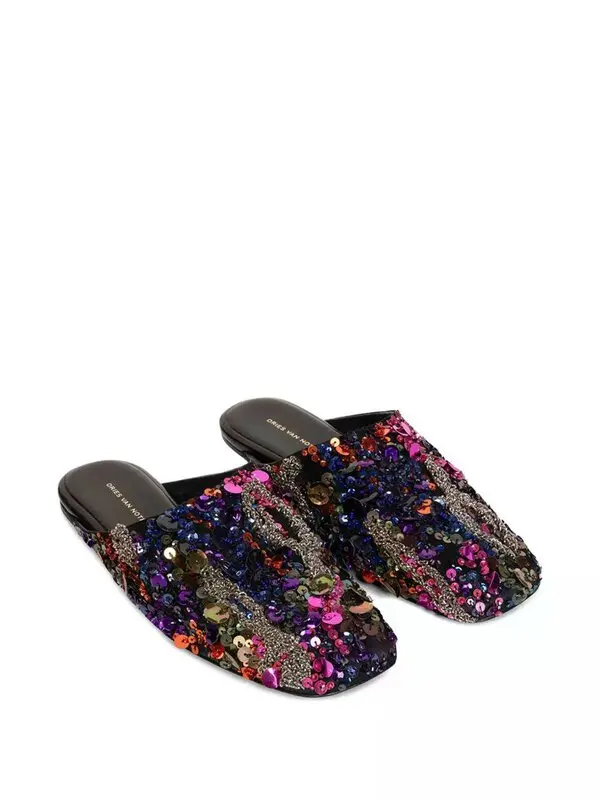 Dries Van Noten Embellished Mules