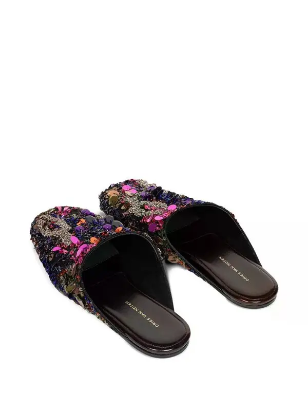 Dries Van Noten Embellished Mules