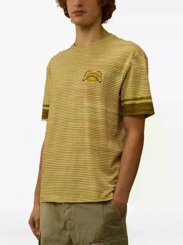 C.P. COMPANY Printed Jersey 20/1 Short-sleeve Logo T-shirt