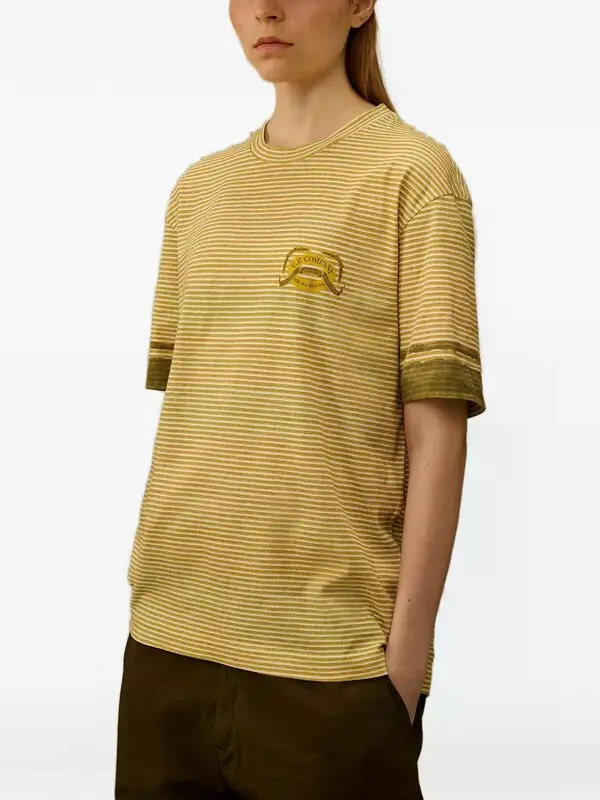 C.P. COMPANY Printed Jersey 20/1 Short-sleeve Logo T-shirt