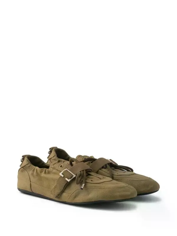 Prada Collapse Canvas Sneakers