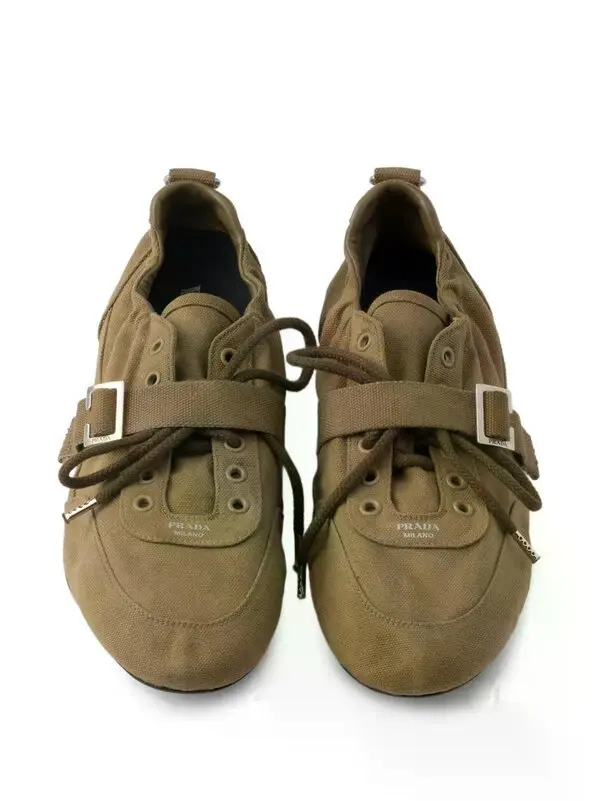 Prada Collapse Canvas Sneakers