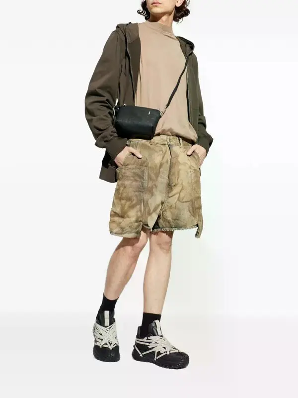 Rick Owens Frayed Pocket Shorts - Neutrals