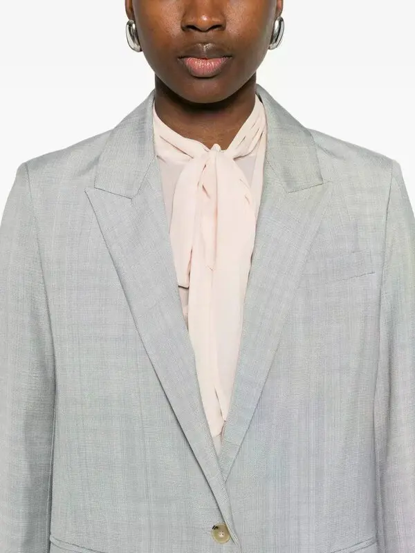 FORTE_FORTE Single-breasted Blazer - Grey