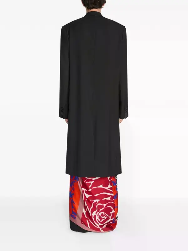 Dries Van Noten Double-breasted Coat - Black