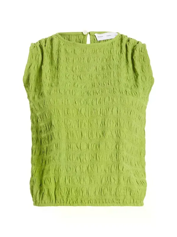 Proenza Schouler White Label Bradley Textured Blouse - Green