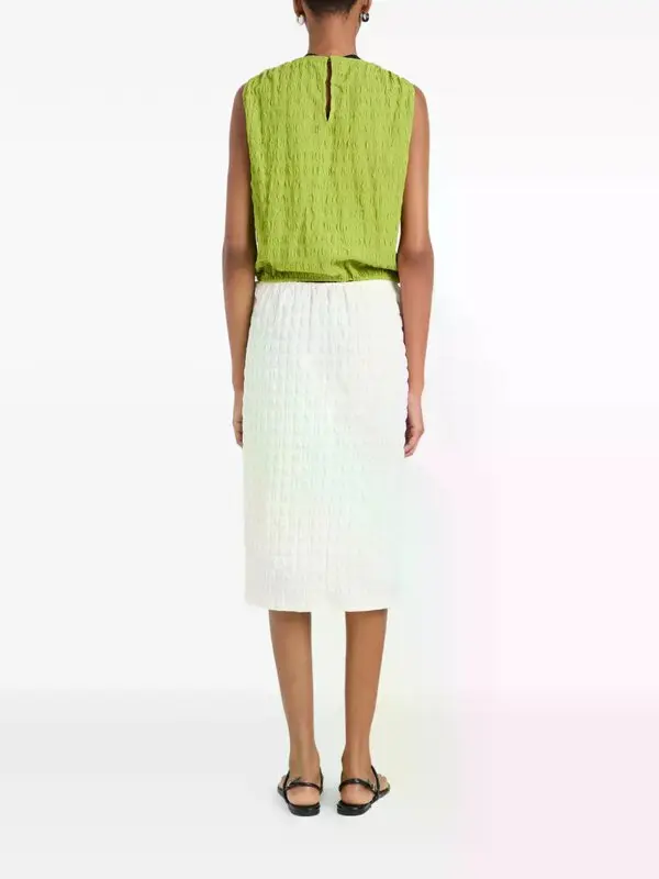 Proenza Schouler White Label Lori Textured Midi Skirt - Neutrals