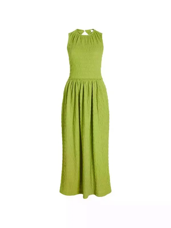 Proenza Schouler White Label Zoira Textured Maxi Dress - Green