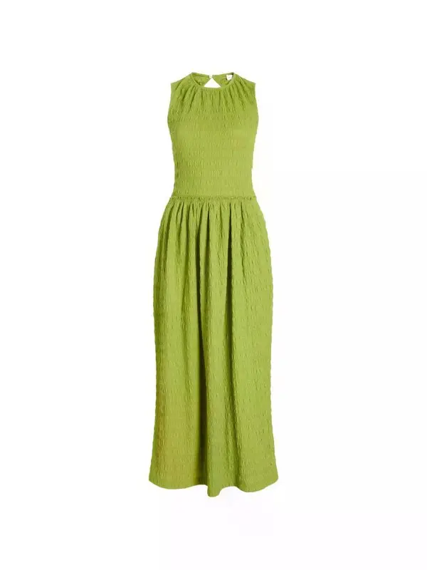Proenza Schouler White Label Zoira Textured Maxi Dress - Green
