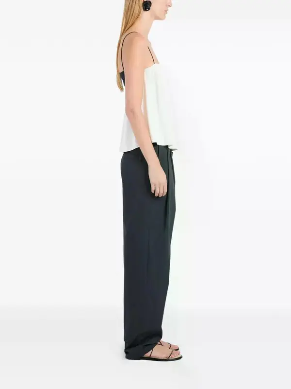 Proenza Schouler White Label Vanna Gathered Strap Blouse - White
