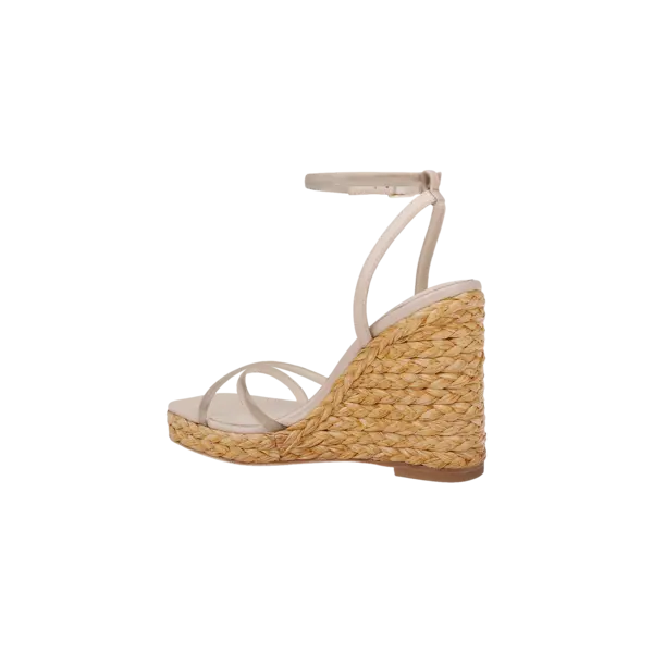 L'AGENCE Malone Wedge Espadrille - Chai Leather