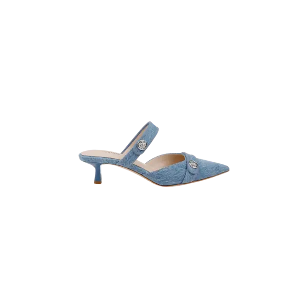 L'Agence Gilliane Denim Mule