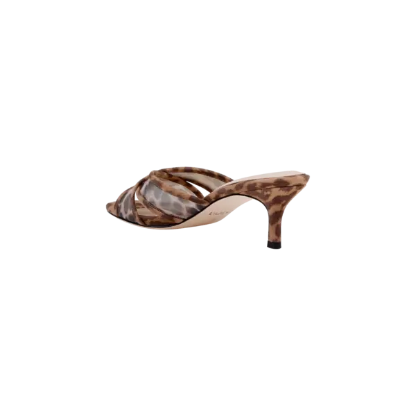 L'Agence Padua Mesh Sandal - Leopard Mesh