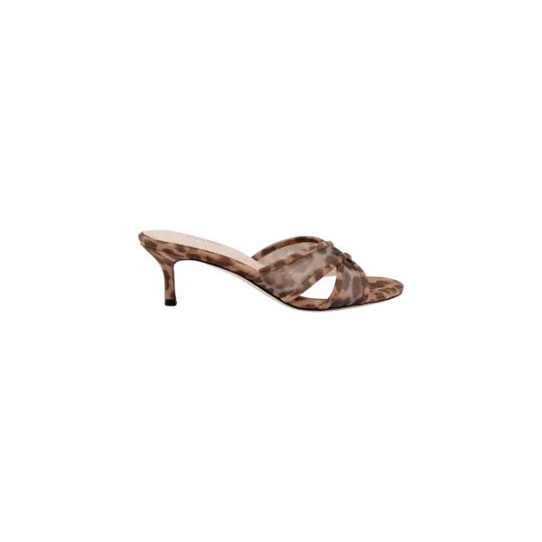 L'Agence Padua Mesh Sandal - Leopard Mesh