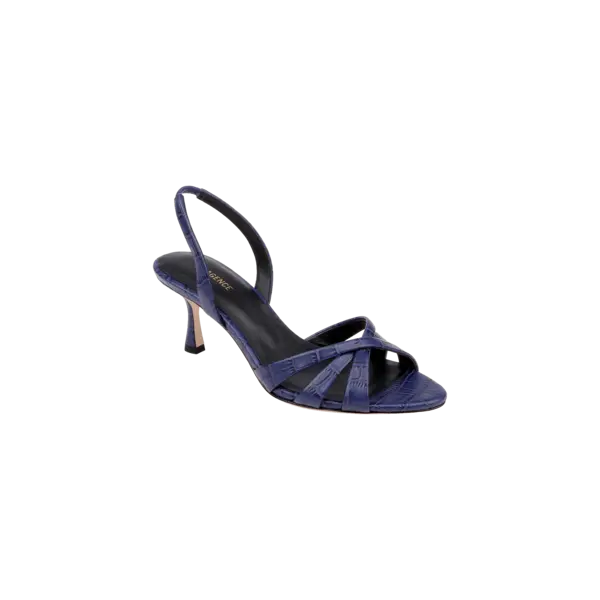 L'Agence Colwill Slingback Sandal - Midnight Croco