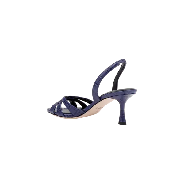 L'Agence Colwill Slingback Sandal - Midnight Croco