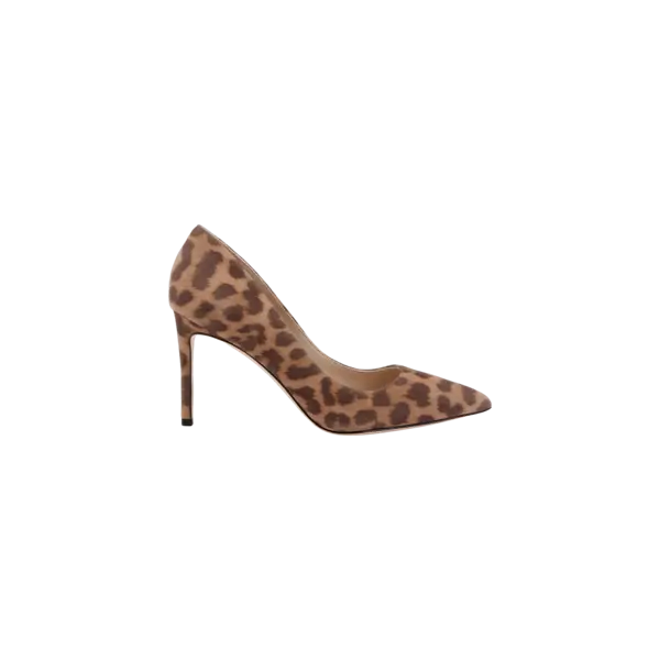 L'AGENCE Maelle Suede Pump - Leopard Suede