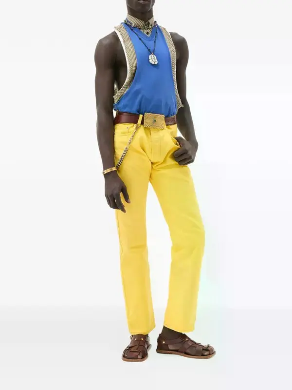 Versace Straight Leg Denim Jeans