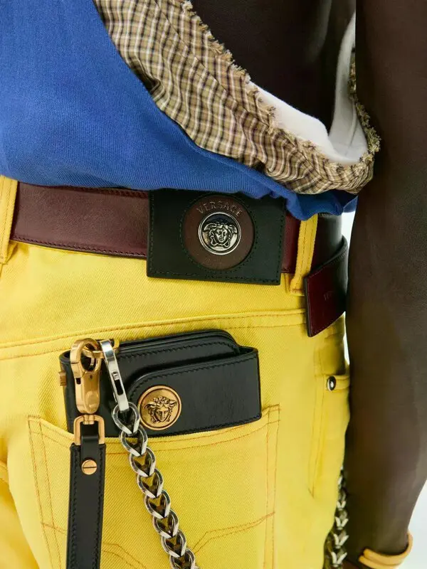 Versace Straight Leg Denim Jeans