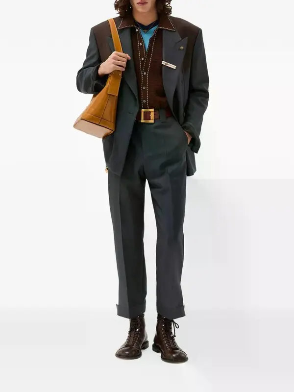 Versace Cotton Knit Shirt - Brown