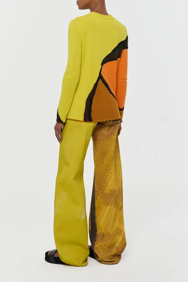 Gabriela Hearst Amoret Barrel-leg Jeans In Earth Multi Recycled Cotton Denim - Multicolor