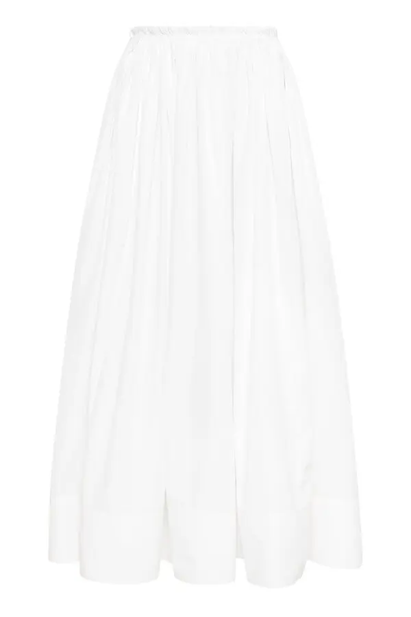 Gabriela Hearst Shiva Maxi Skirt In Sea Island Cotton